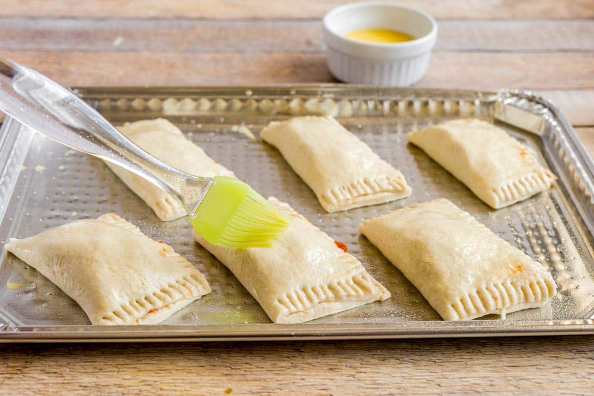 Back to School Pizza Pockets Lunch - Handi-foil - quick and easy!