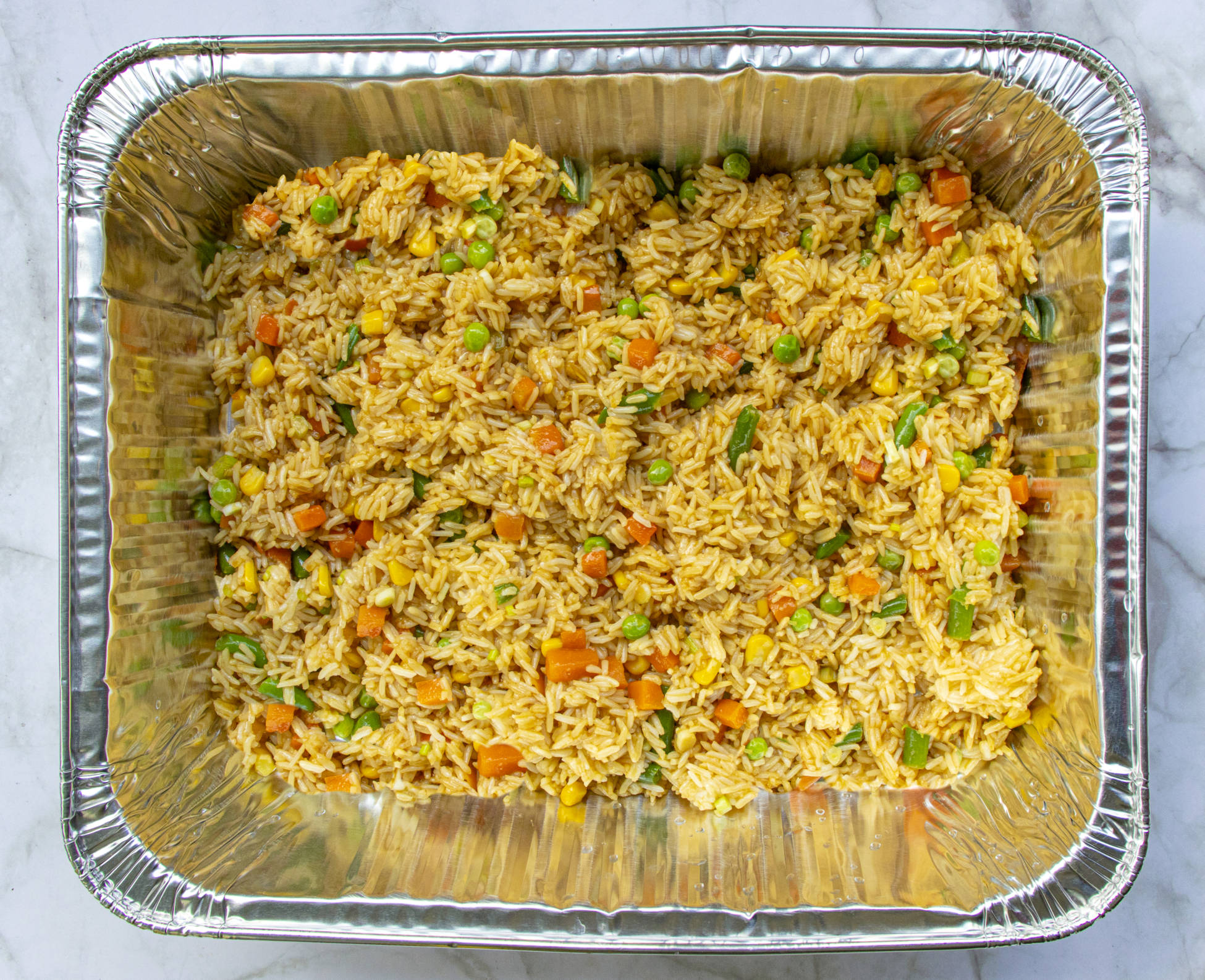 Sausage Fried Rice - Handi-foil - super quick and easy